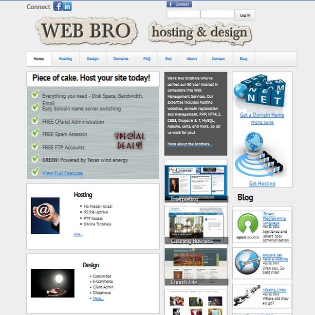 Home | Web Bro Hosting & Design